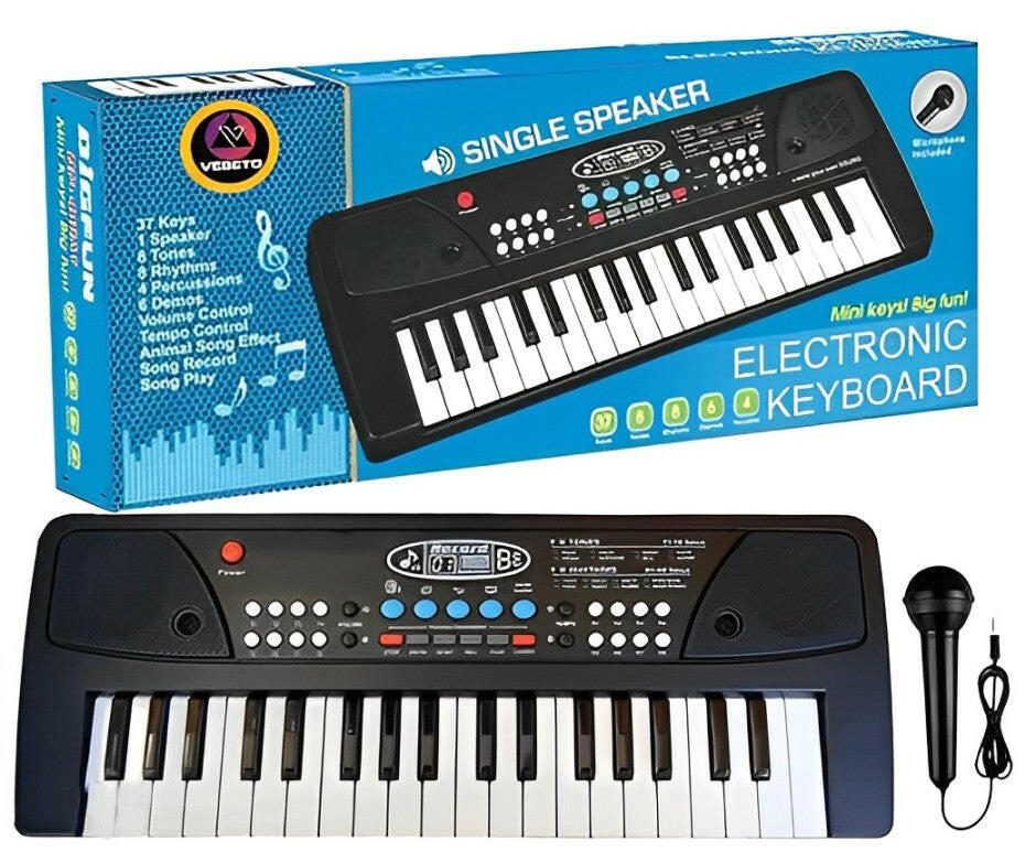 Bigfun 37-Key Kids Piano Keyboard | Mic, Recording & DC Power Option ...
